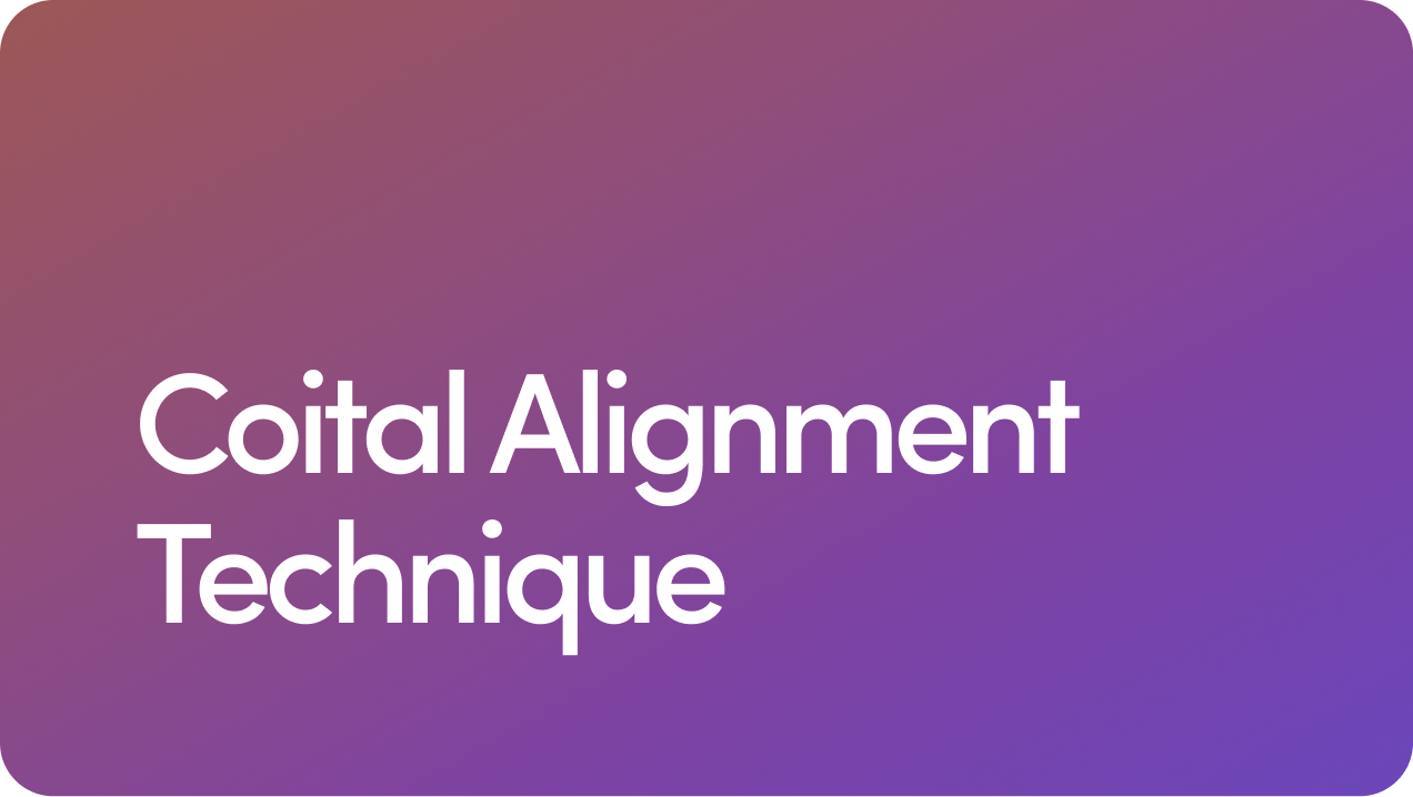 Coital Alignment Technique | Good Health by Hims